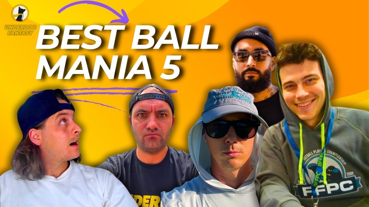 EVERY BEST BALL MANIA CHAMPION DRAFTS A FANTASY FOOTBALL TEAM - YouTube