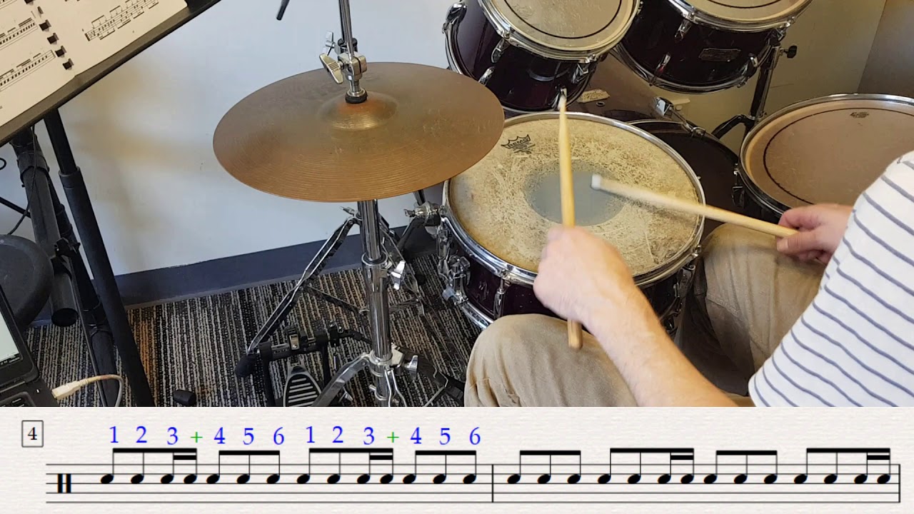 Counting 16th notes in 12-8 tutorial - YouTube