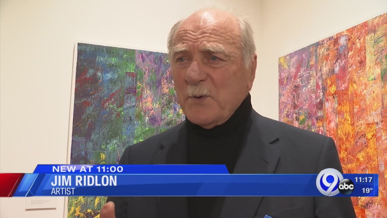 Jim Ridlon opens new exhibit at the Everson Museum of Art - YouTube