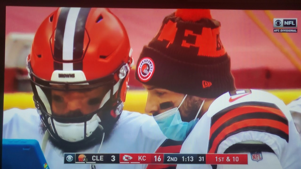 Daniel Sorenson #49 touchback leading with helmet no penatly Chiefs ...