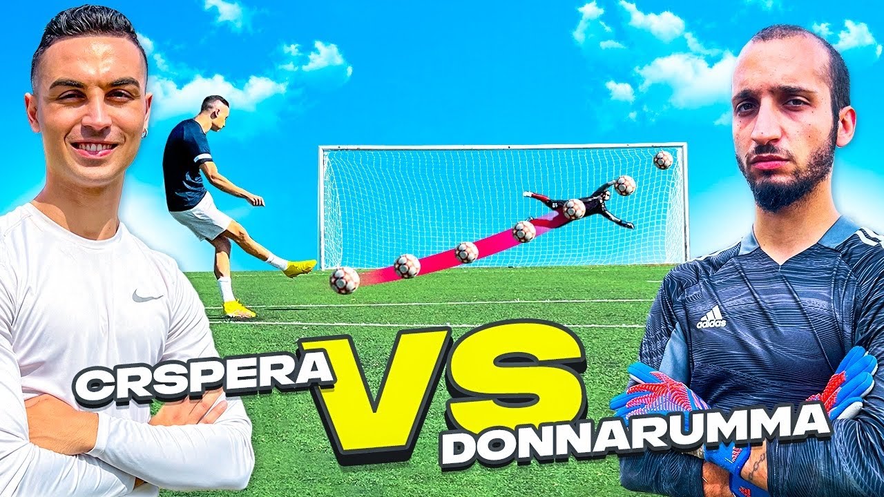 CRSpera VS DONNARUMMA - 1 vs 1 La challenge FINALE 🏆⚽ - YouTube