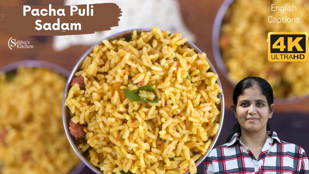 Pacha Puli Sadam | பச்சை புளி சாதம் | Instant Raw Tamarind Rice | Instant Puli Sadam - YouTube