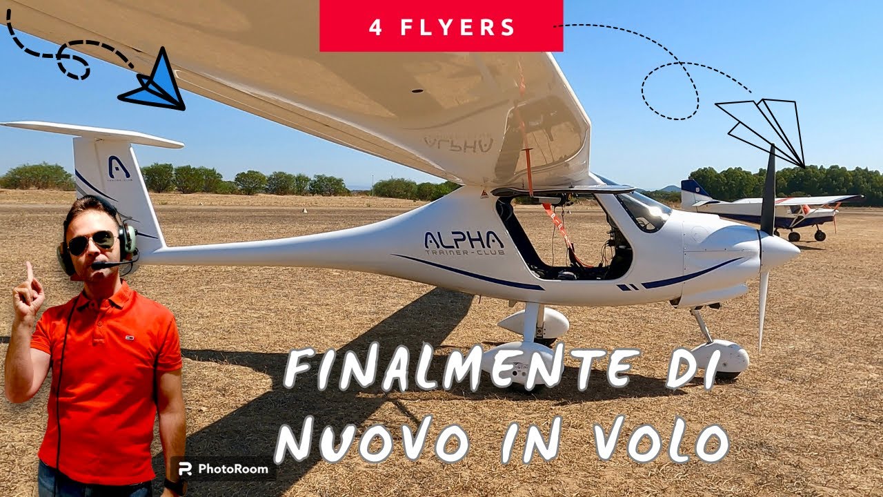Finalmente di nuovo in volo!!!...e con un Pipistrel Alpha Trainer ...