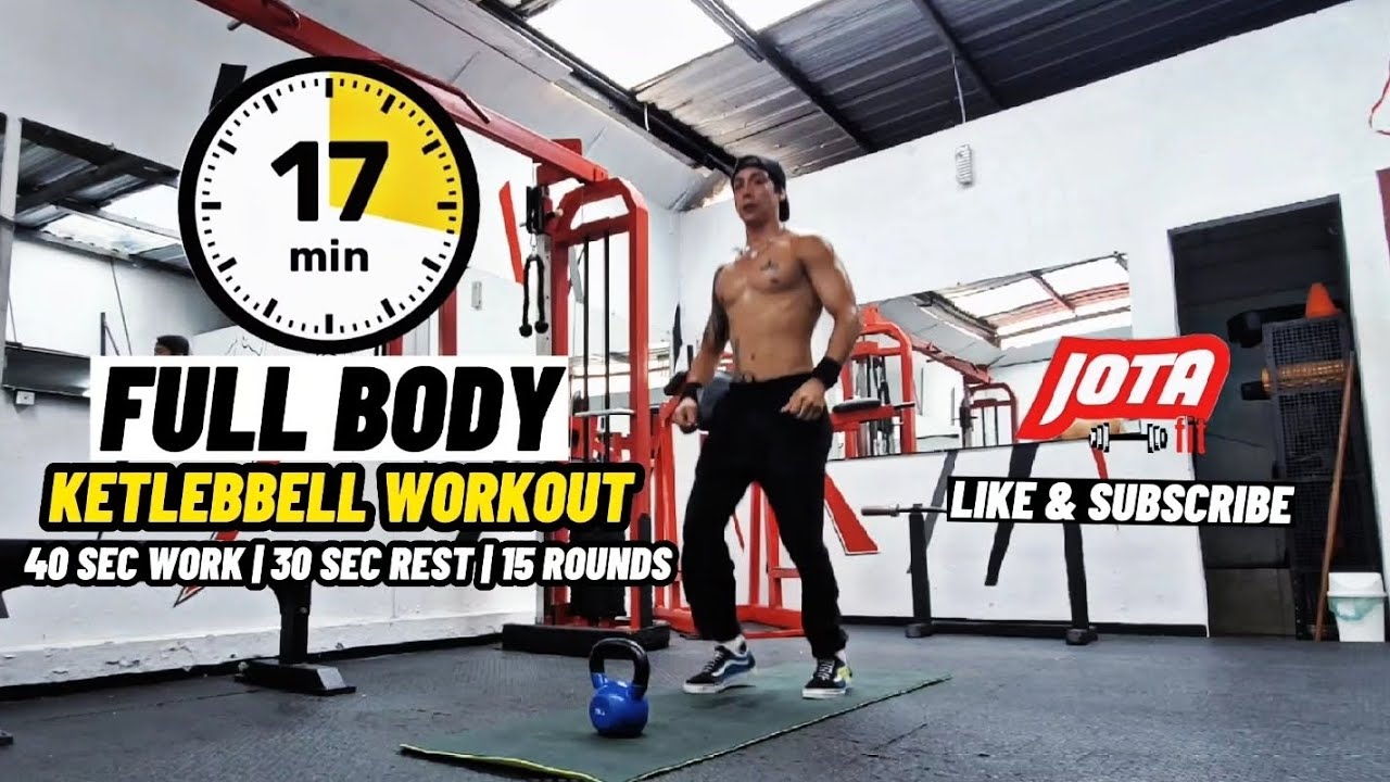 17 MIN ENTRENAMIENTO CON PESA RUSA 🔥 ( KETTLEBELL WORKOUT ) Fullbody ...