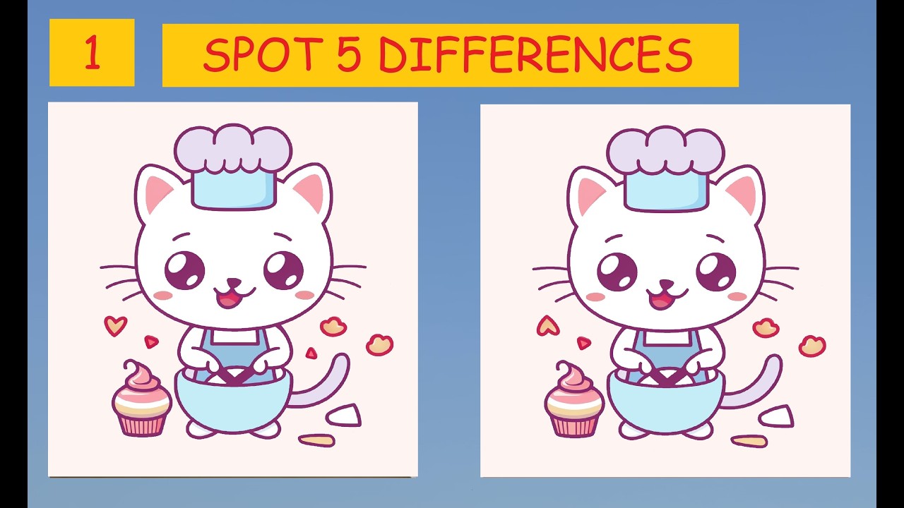 SPOT THE DIFFERENCE | CARTOON | HELLO KITTY | JAPANESE PUZZLE | 100 ...
