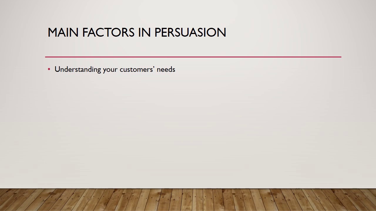 What are the most important factors in persuasion - YouTube