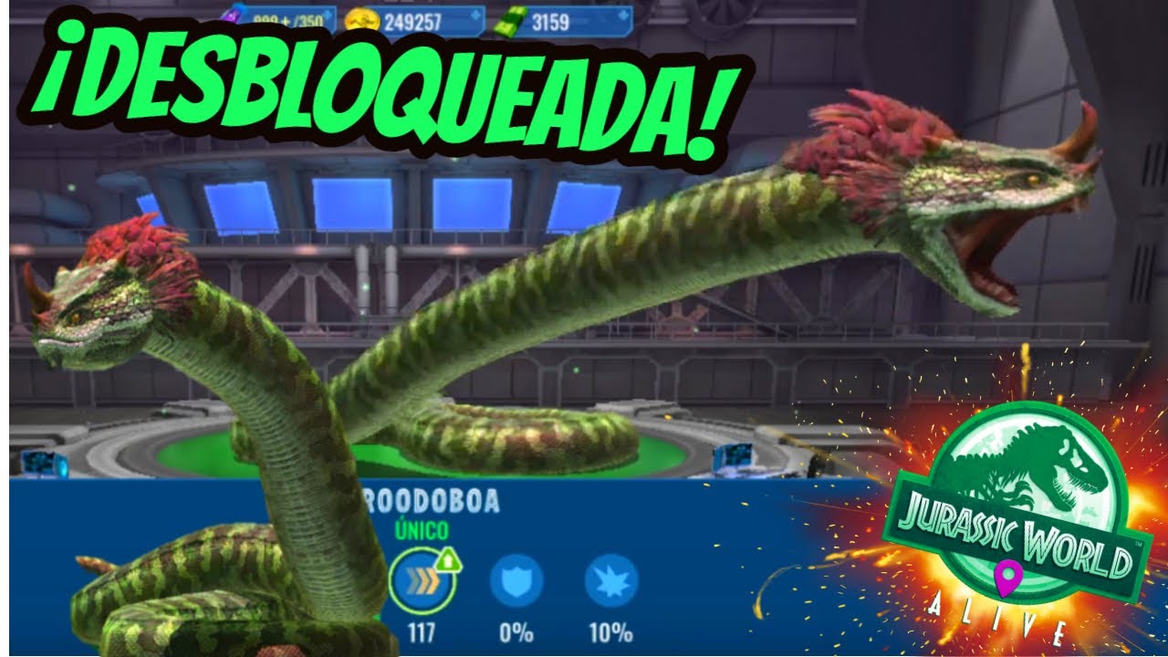 💥¡TROODOBOA DESBLOQUEADA!💥 MEJOR que SPINOCONSTRICTOR? – Jurassic World ...