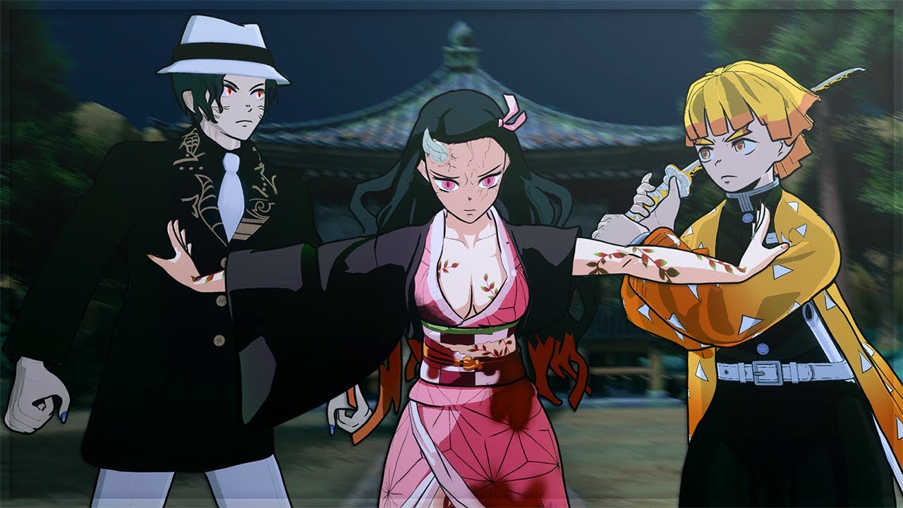 Nezuko makes Zenitsu jealous (Demon Slayer VR) - YouTube