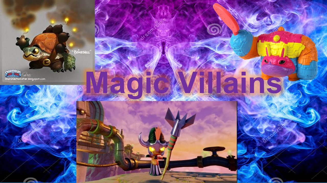 Skylander Trap Team - All magic villains - YouTube