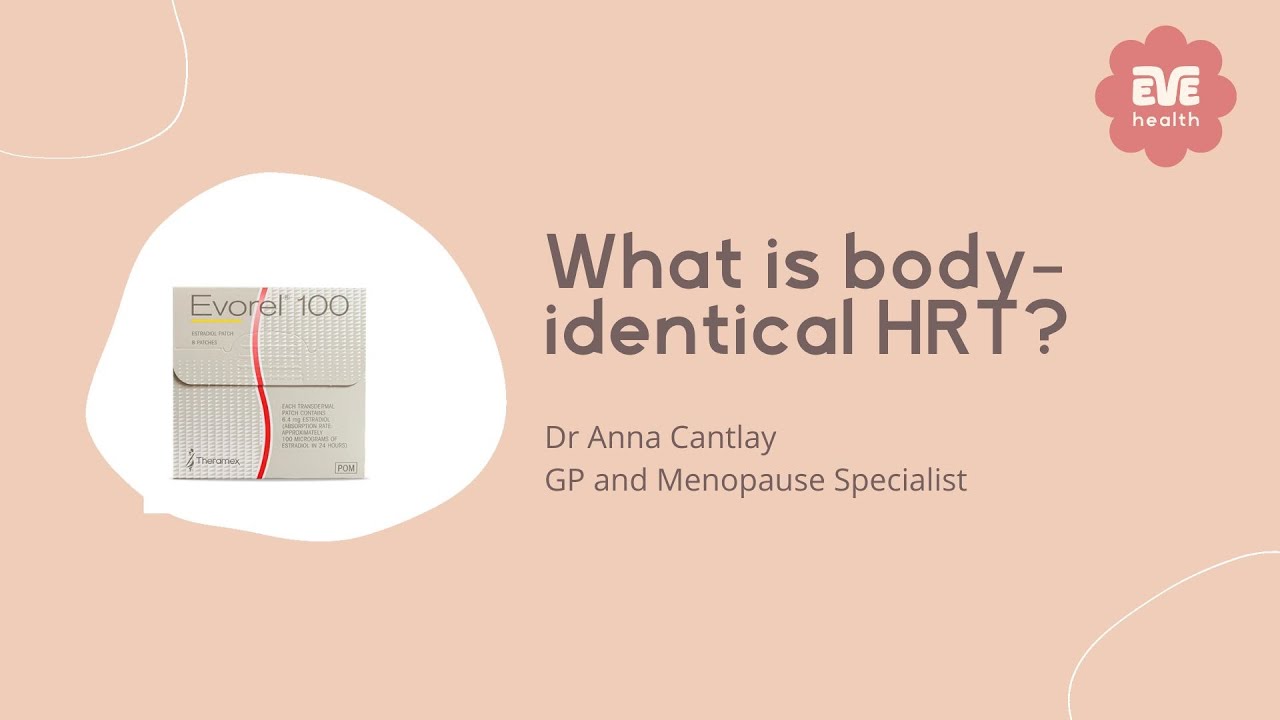 What is body identical HRT? - YouTube