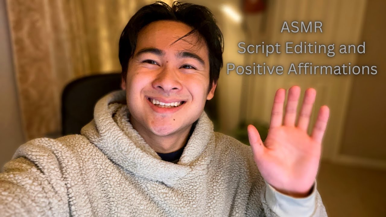 ASMR: Editing Scripts, Chatting, and Late Night Affirmations - YouTube