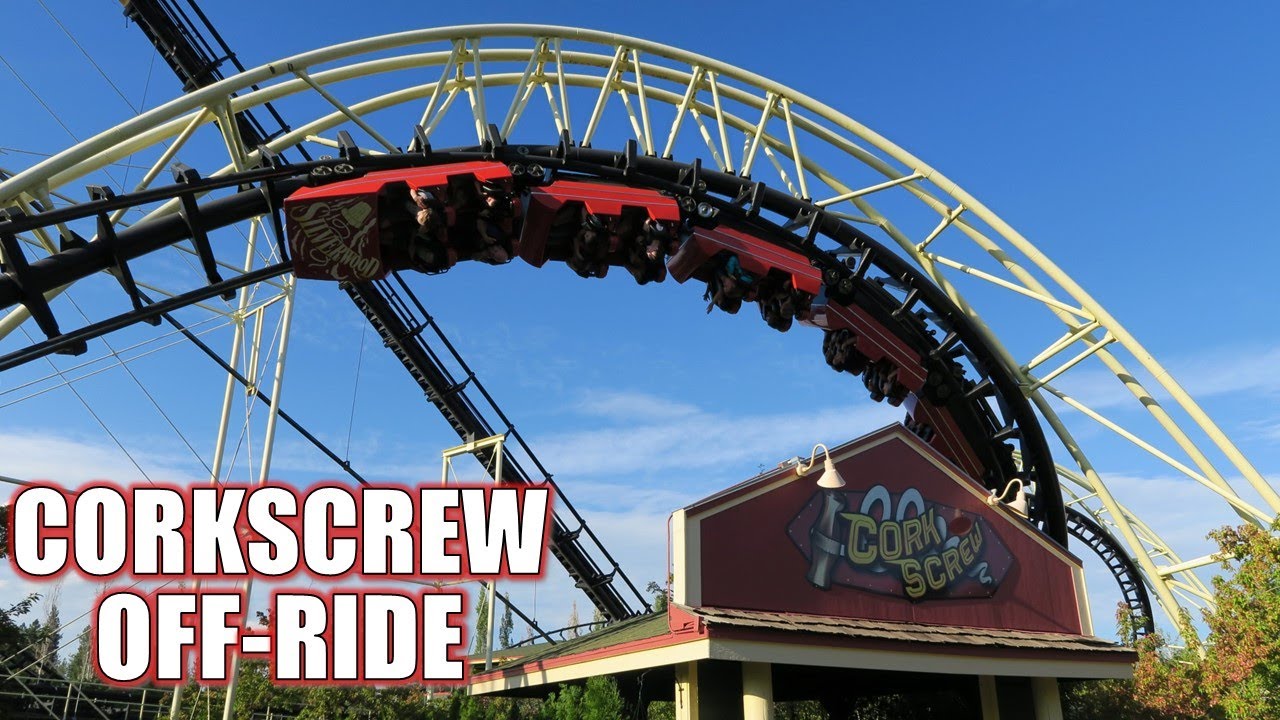 Corkscrew Off-Ride Footage, Silverwood Arrow Looping Coaster | Non ...