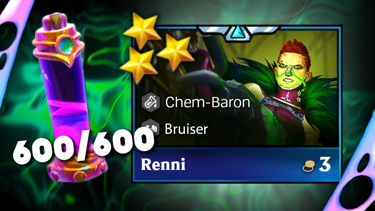 Ma première 600 en Chem-Baron ! - SET 13 TFT FR - YouTube