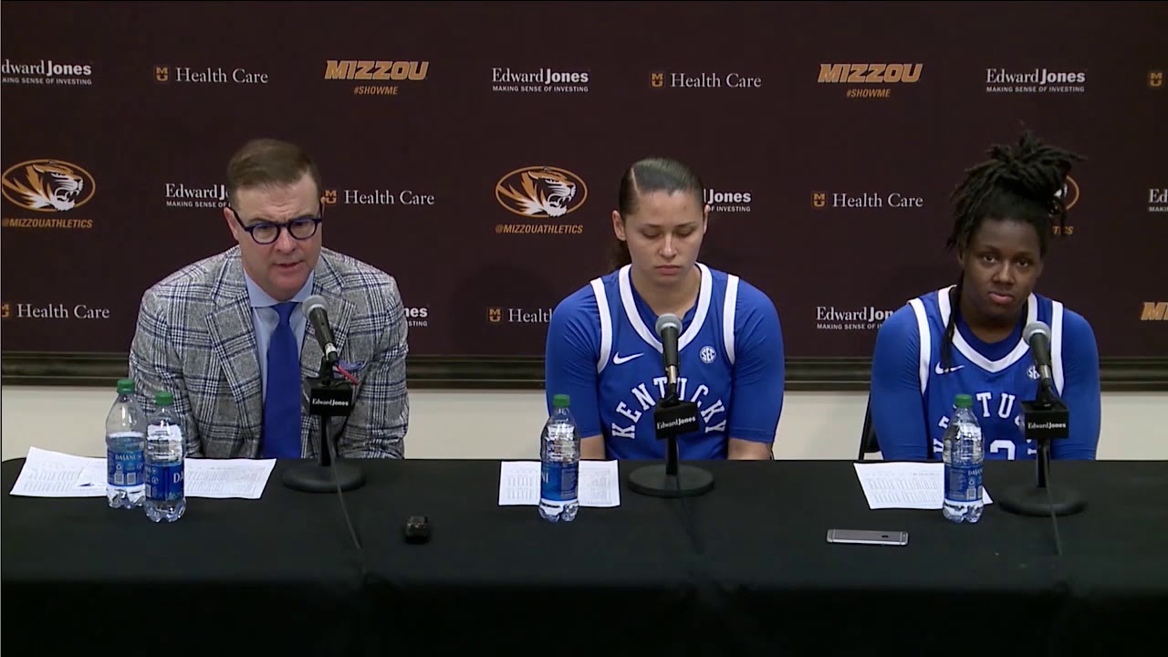 WBB: Coach Mitchell, Haines, Paschal - Missouri Postgame - YouTube