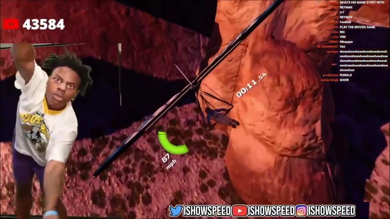 iShowSpeed Gliding Accident - YouTube