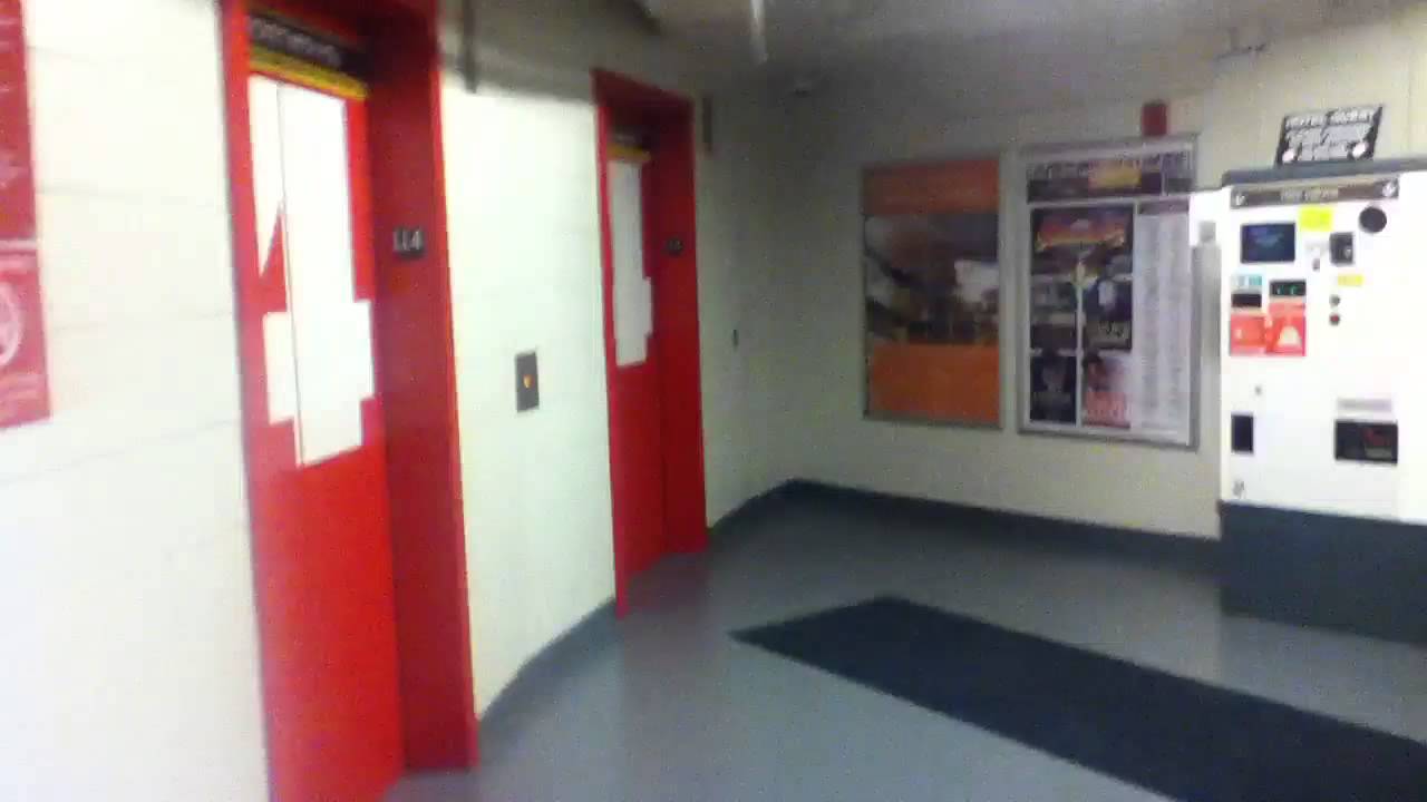 Westinghouse Traction Elevators @ Milwaukee Center Parking Garage in Milwaukee WI - YouTube