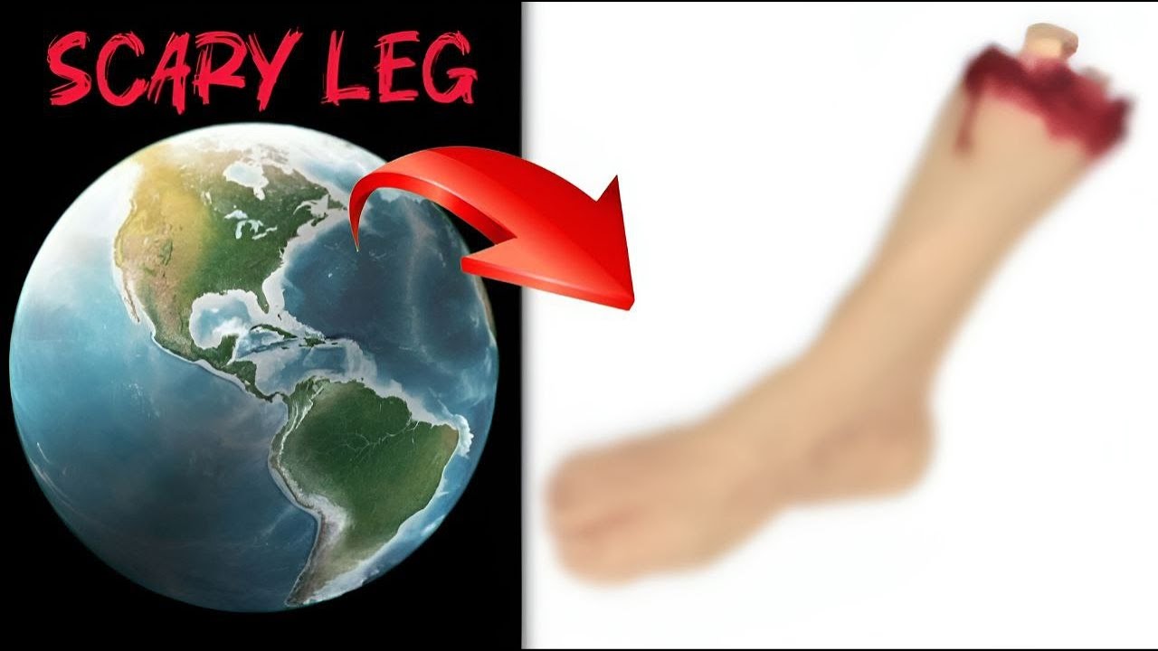 😱 Very Scary Leg on Google Maps 🌎 - YouTube