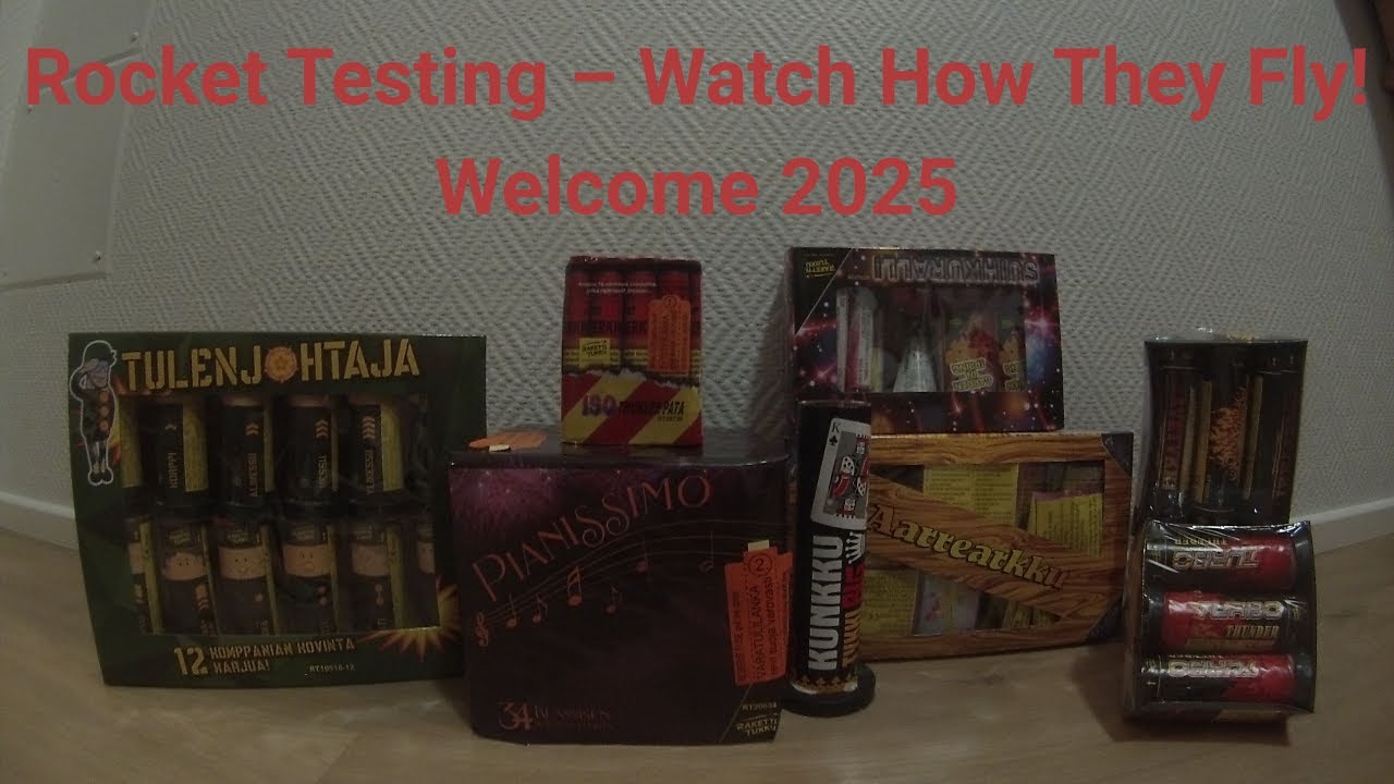 Happy New Year! Rockets Exploding Into the Sky! - YouTube