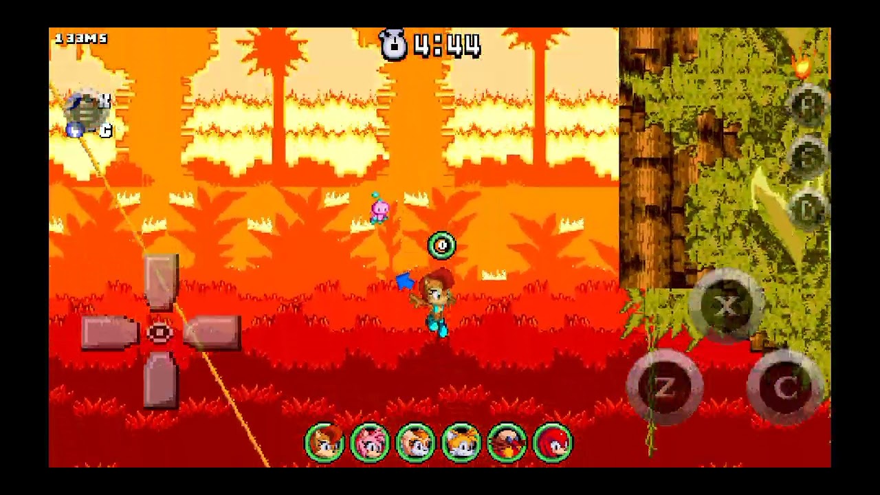 Sonic.Exe The Disaster 2d Remake v1013 - Sally and Chaos gameplay and 1 ...