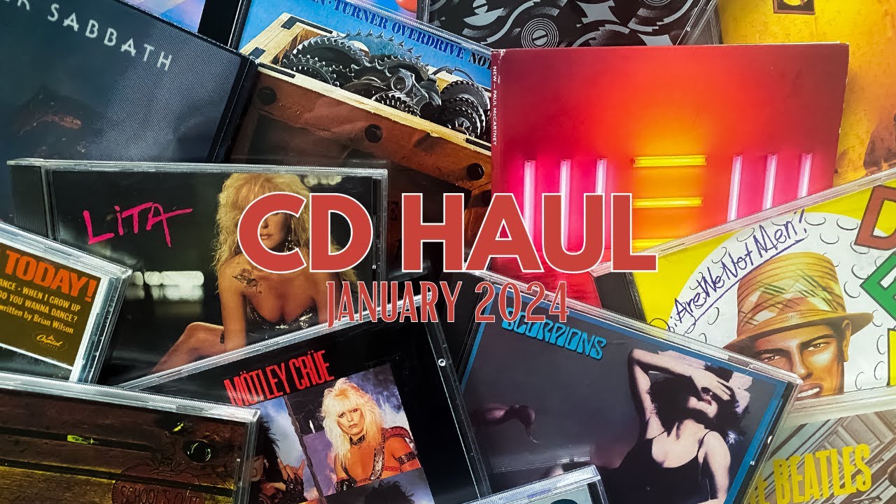 Rock/Metal/Pop CD Haul: January 2024 - YouTube