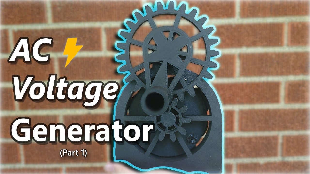 3D Printed Generator - YouTube