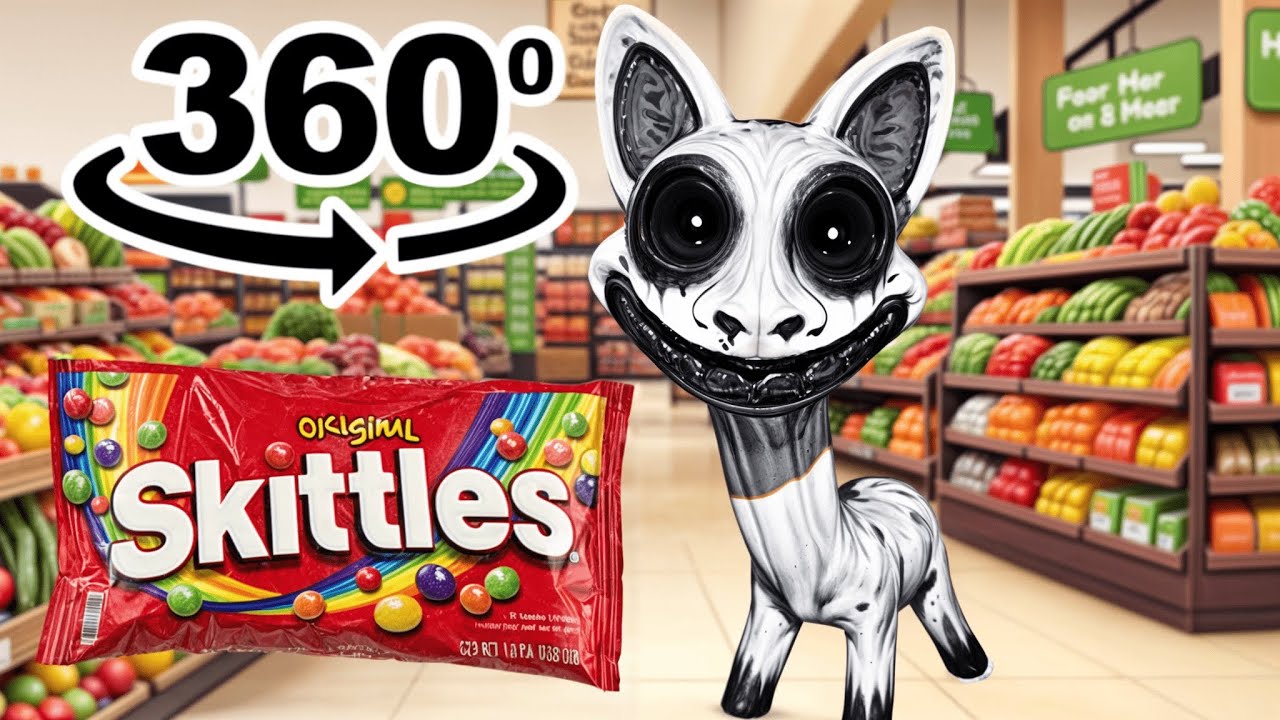 🌈360º VR ZOONOMALY SKITTLES MEME, Zookepers,Slime cat, Monster elephant ...