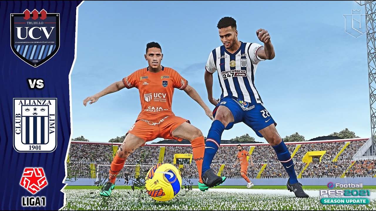 César Vallejo vs Alianza Lima Liga 1 Clausura | Gameplay Pes 2021 - YouTube