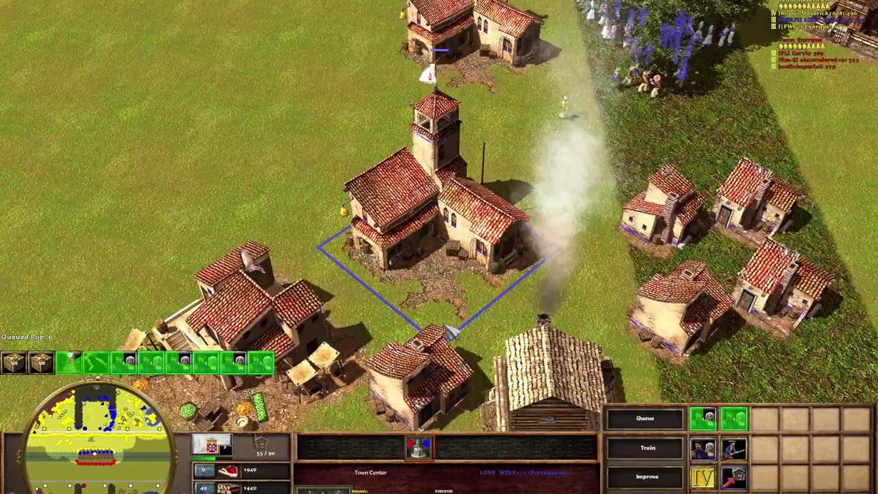Age Of Empires 3 Food Wood Gold Organ Guns Sweep Out Everything
