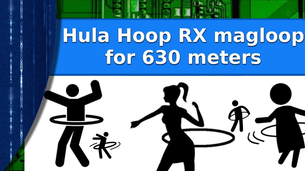 Ham Radio - 630 meter band RX magloop in a hula hoop - YouTube