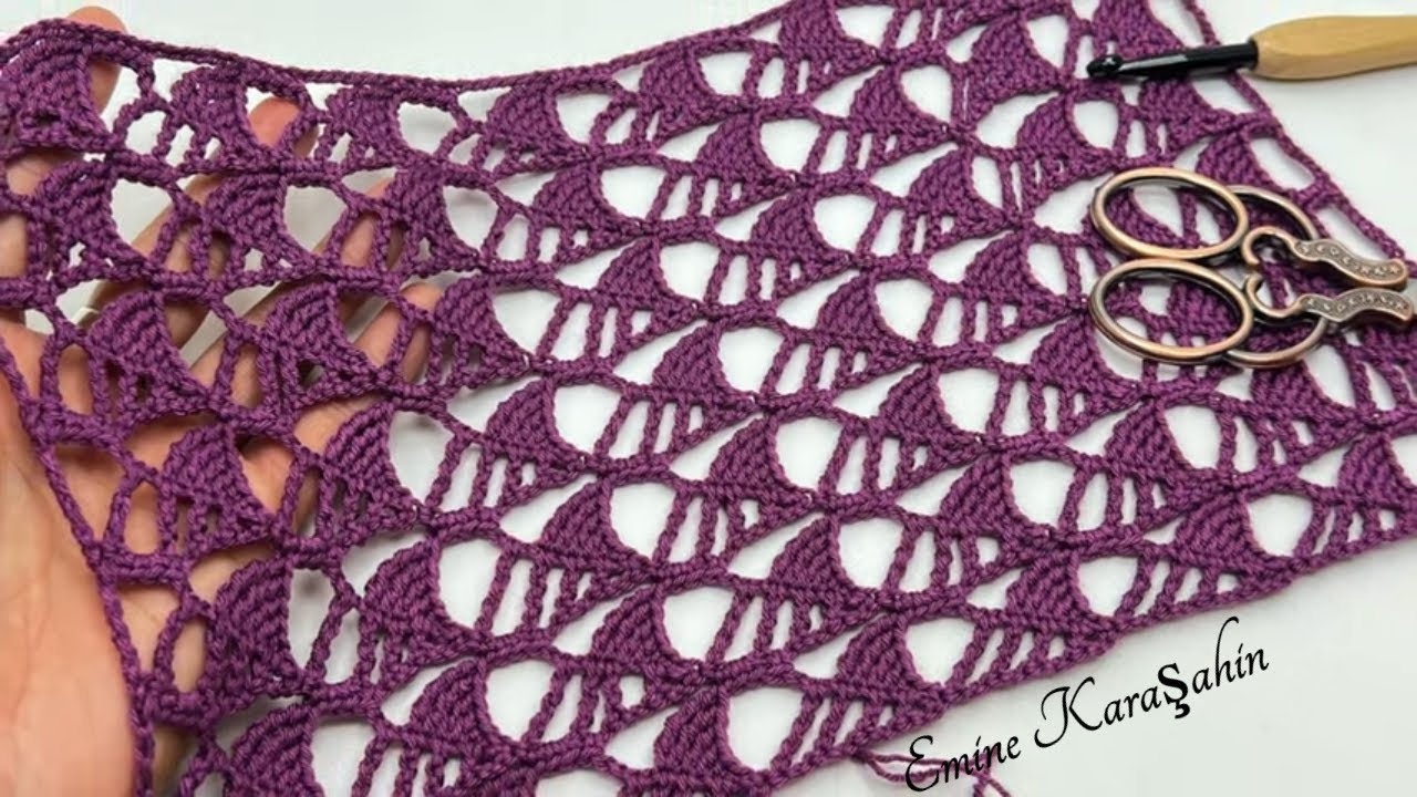 Very easy summer crochet models for beginners (close-up - detailed ...