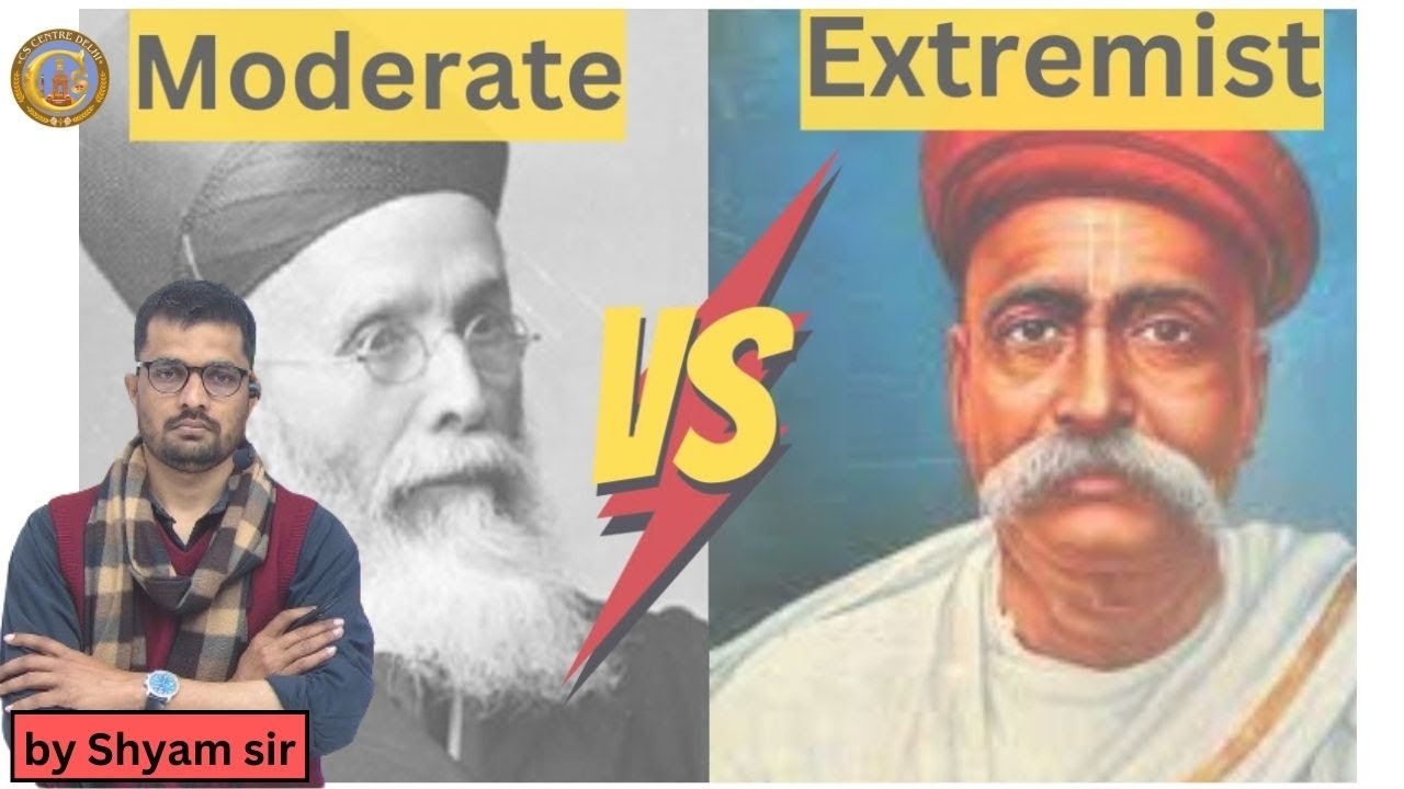 History | Moderate VS Extremist | by Shyam sir |upsc | uppcs | other ...