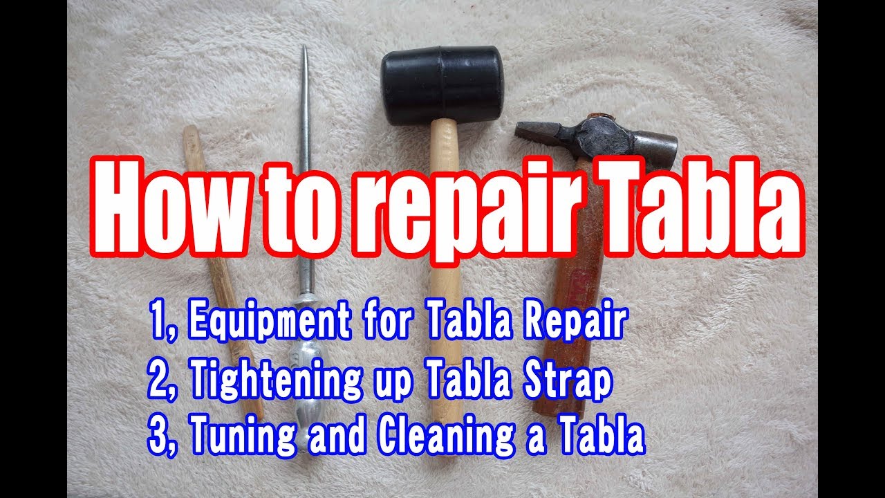 How to Repair TABLA - Tabla tuning, tightening up, maintenance ...