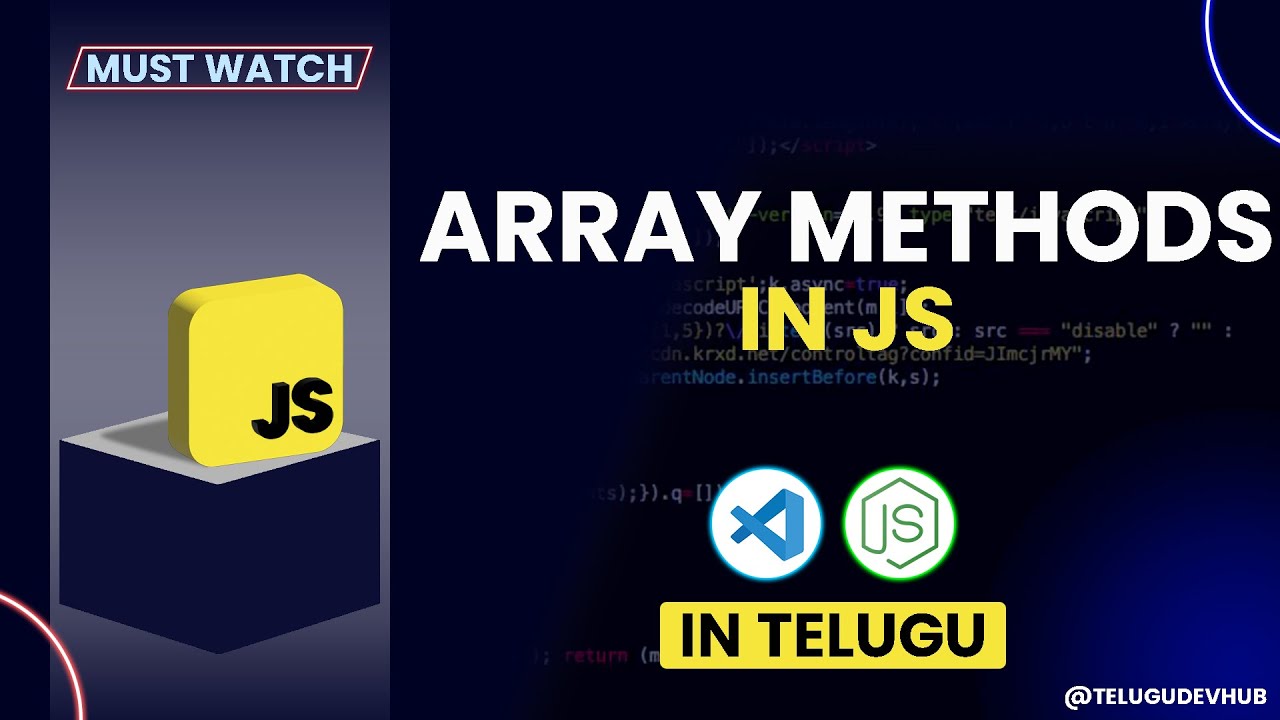 Master Class On Array Methods In Js Javascript Tutorials For