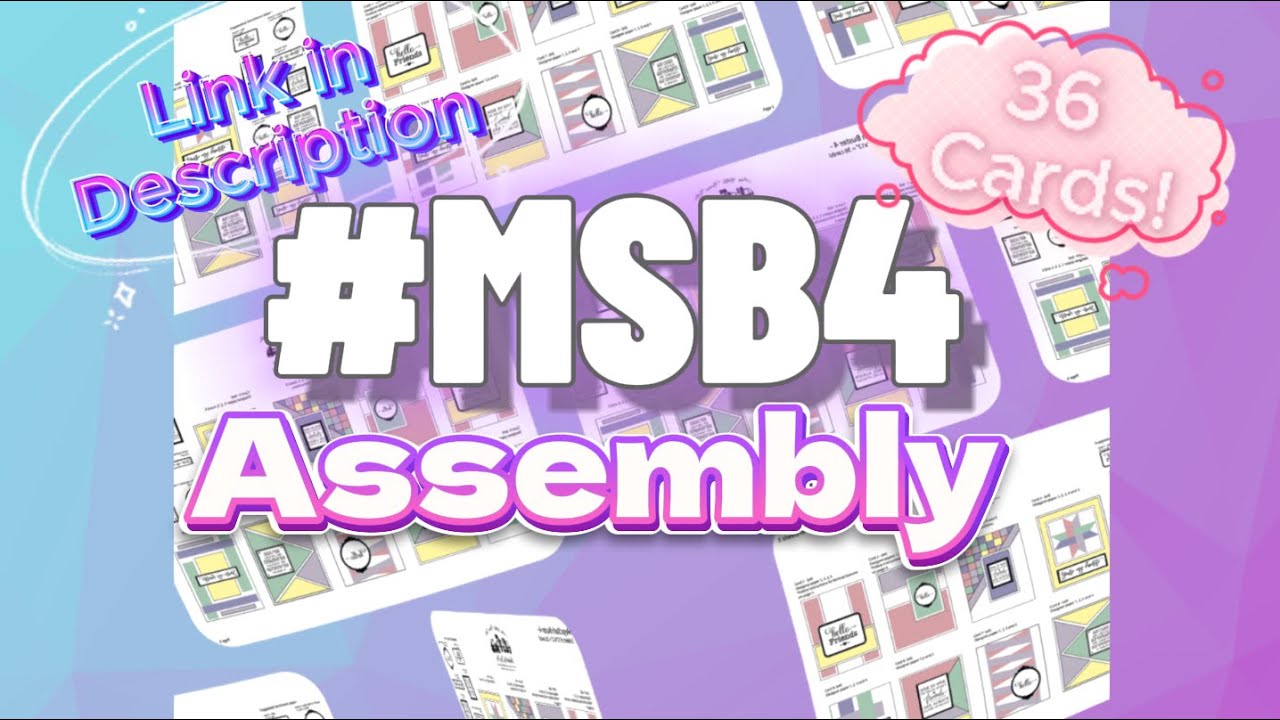 Mega Stash Buster 4 Assembly | Make 36 Cards from 5 Sheets of 12x12 ...