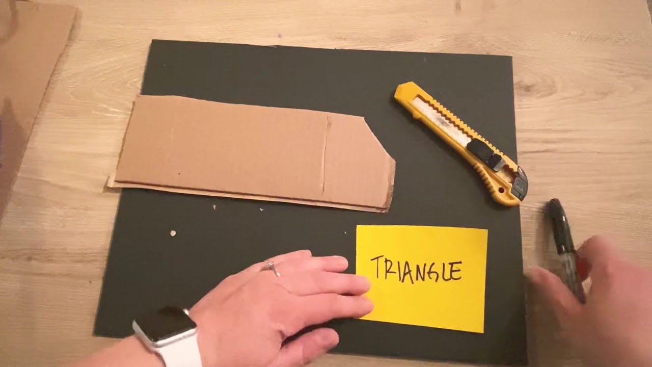 Cardboard Attachment How To- TRIANGLE - YouTube