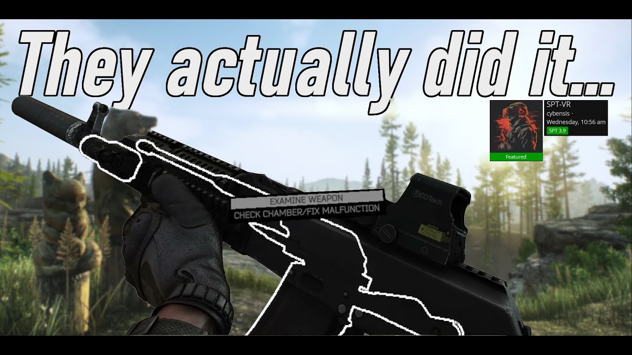 Escape From Tarkov, But in Virtual Reality | SPT-VR - YouTube