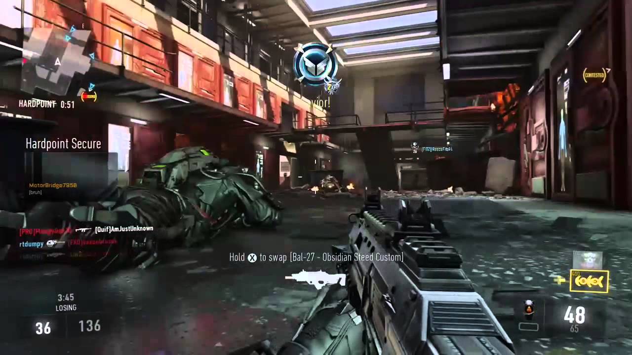 Whole Team Destruction with a Bal-27 Carbon // Riot // Hardpoint - YouTube