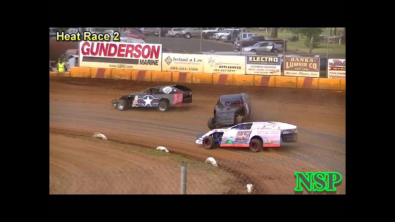 7-4-2014 IMCA Modifieds Heat Races 1, 2 & Trophy Dash Sunset Speedway ...