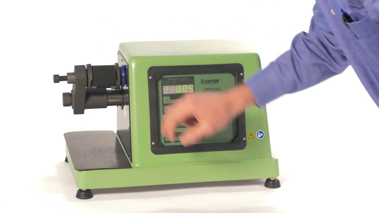 Model 42104 Electronic Universal Sand Strength Machine Green sand - YouTube