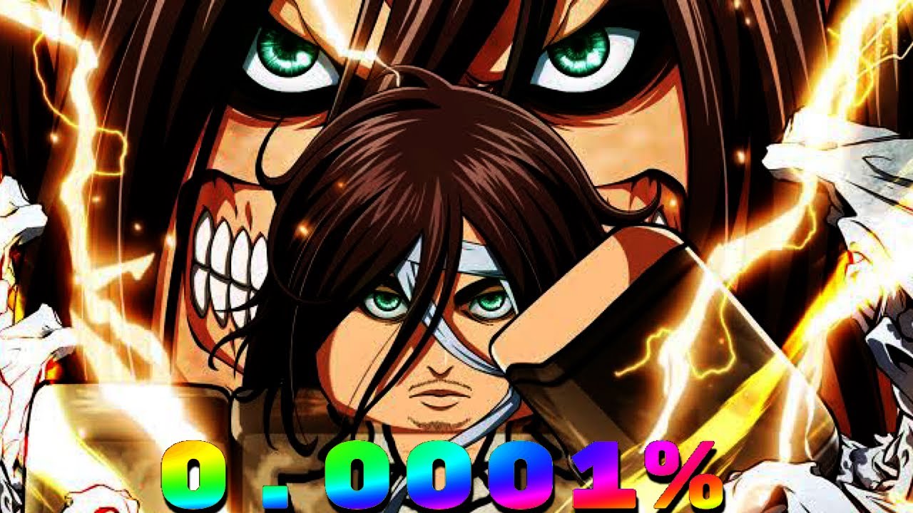 O Novo Secret Eren Yeager De 0000001 De Attack On Titan No Anime Souls Simulator Roblox Youtube