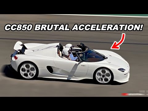 Koenigsegg CC850 Brutal Acceleration & Flyby Sound On the Track! + Gemera