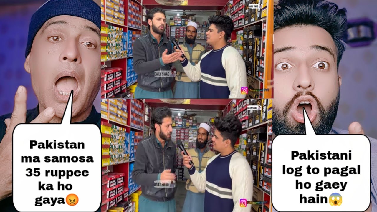 Pakistan Ma Samosa 35 Rs Ka Honay Say Pakistani Howay Pagal 🤣 - YouTube