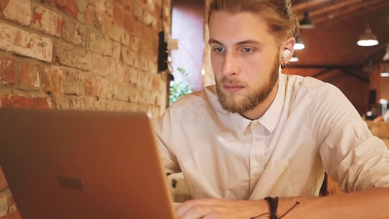 Young Man on Laptop | Copyright Free Video Footage - YouTube