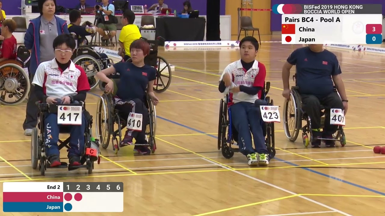 BISFed Boccia World Open 18.05.2019. CHINA vs. JAPAN (BC4) - YouTube