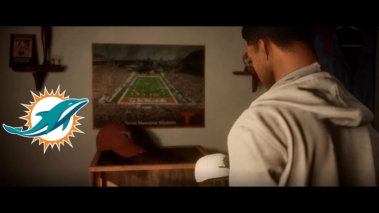 Devin Wade Gets Drafted by The Miami Dolphins! (Ending) | Madden NFL 18 ...