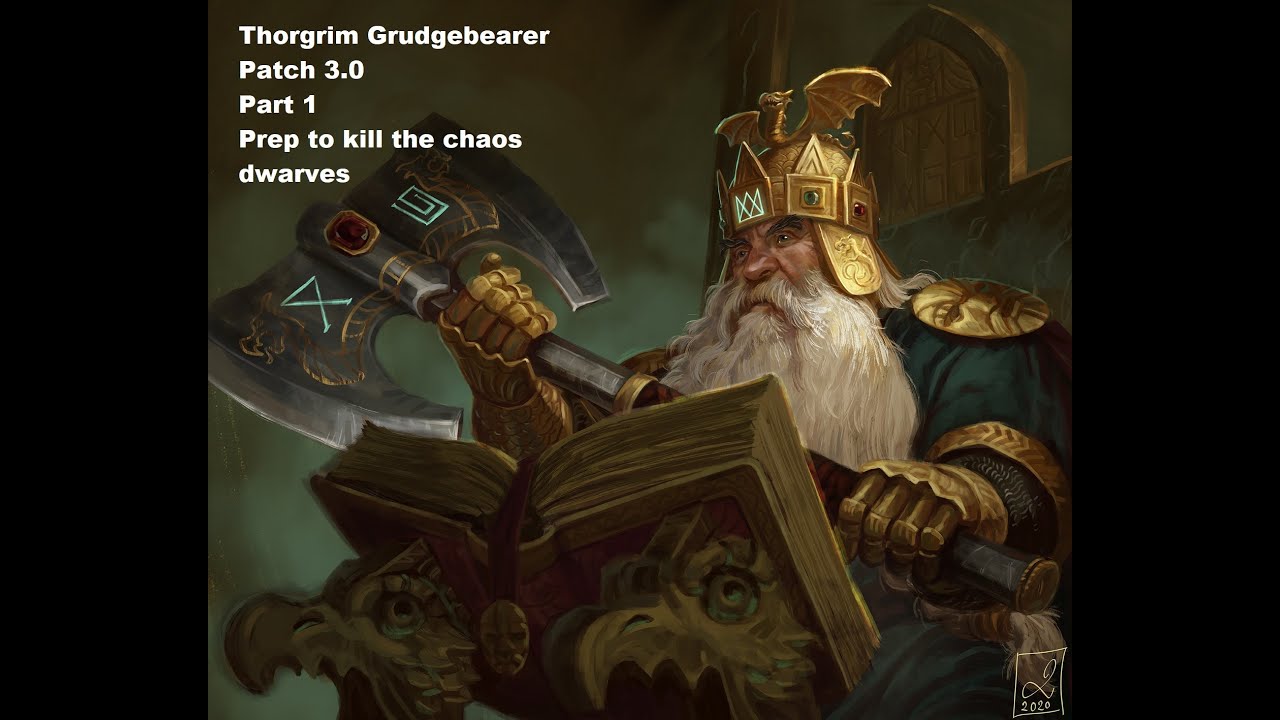 Thorgrim Grudgebearer Warhammer 3 Patch 3.0 Kill the erks - YouTube