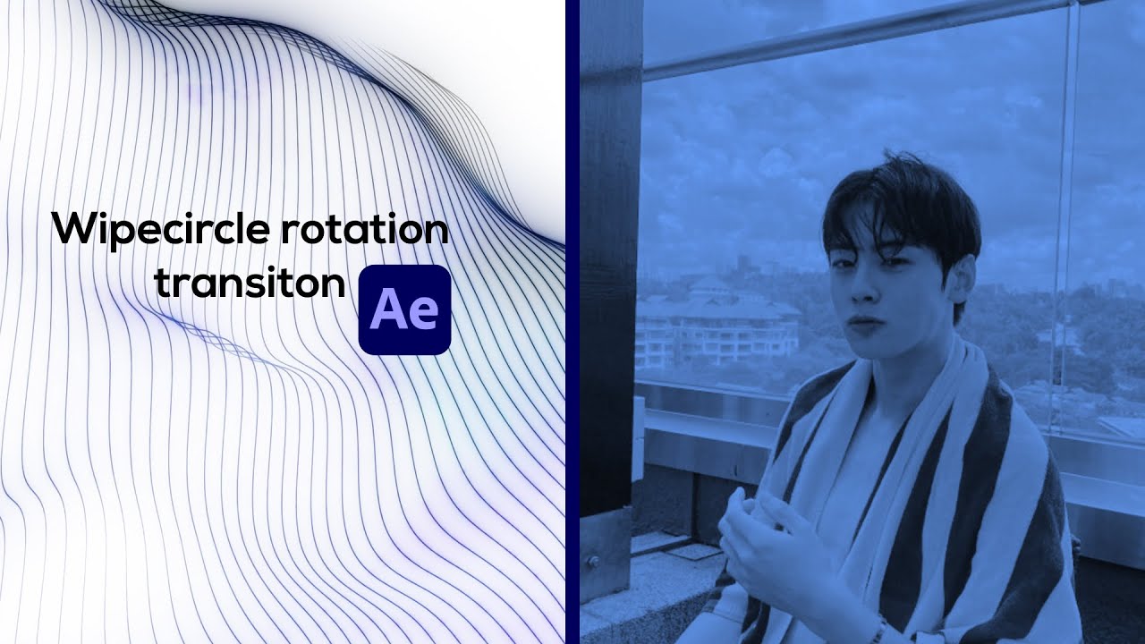 after effects wipecircle rotation tutorial - YouTube