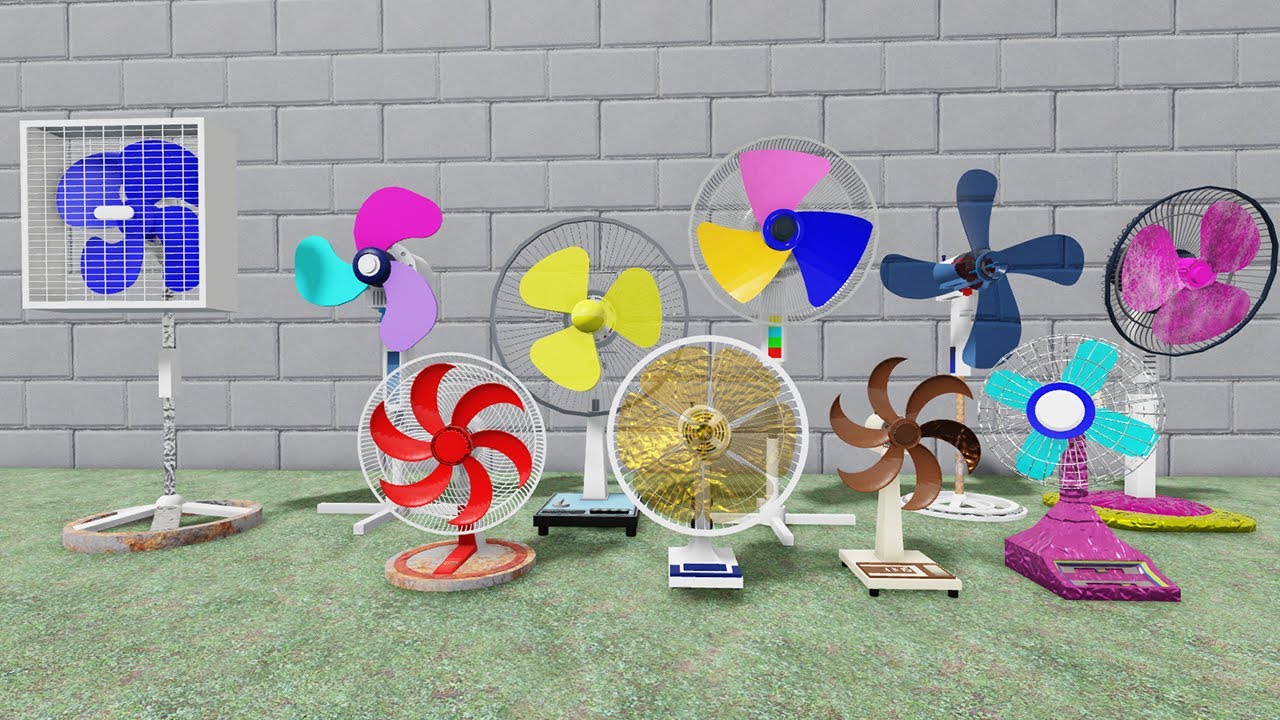 Stand Fan, Rusty Wobbly Desk Fan Video - Kipas Angin Baling baling ...