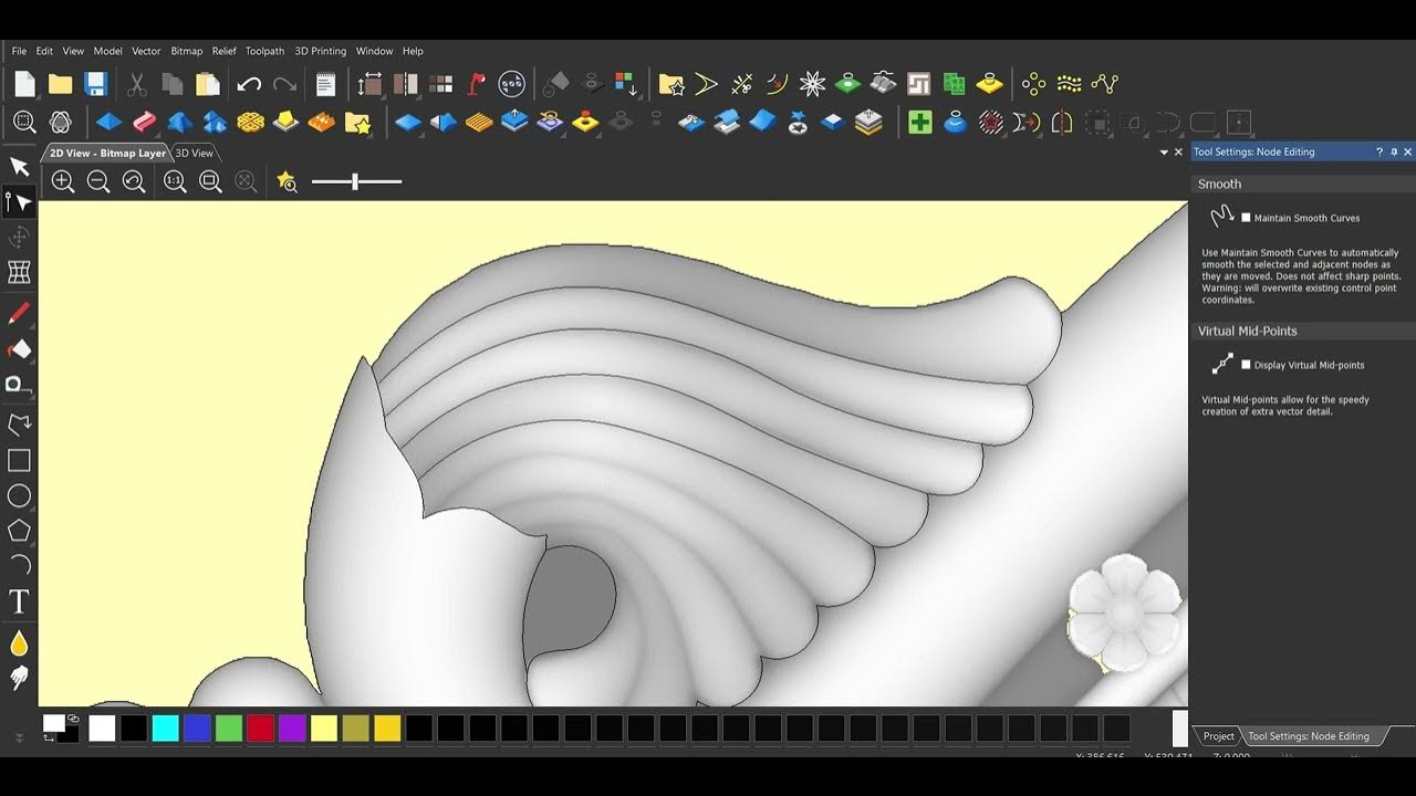 How To Make 2D Design And 2D Toolpath In ArtCam 2018 | Cnc Wood Carving ...