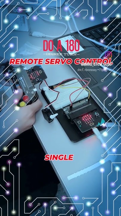 Remote servo control by microbit #robotika - YouTube